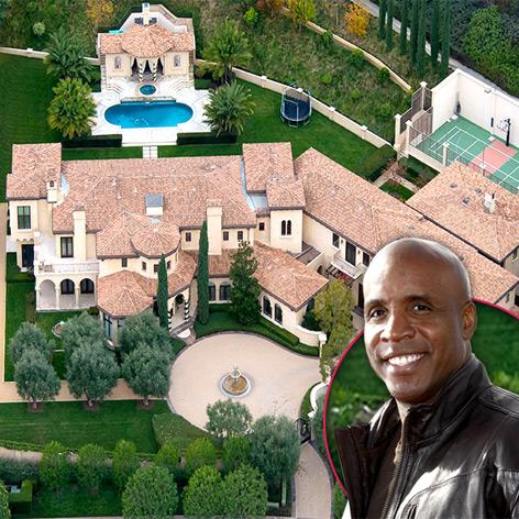Controversial Baseball Star Barry Bonds Lists His Beverly Hills Mansion ...