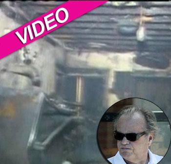 Jack Nicholson House Burns To The Ground