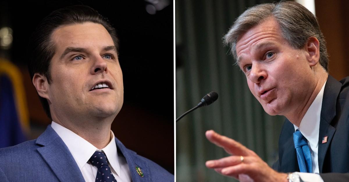 Matt Gaetz Goes OFF on Chris Wray in Explosive Hearing Showdown Matt Gaetz Goes OFF on Chris Wray in Explosive Hearing Showdown