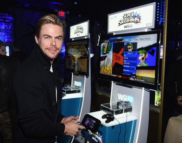 Derek Hough & More Celebs At 'Super Smash Bros for Wii U' Event