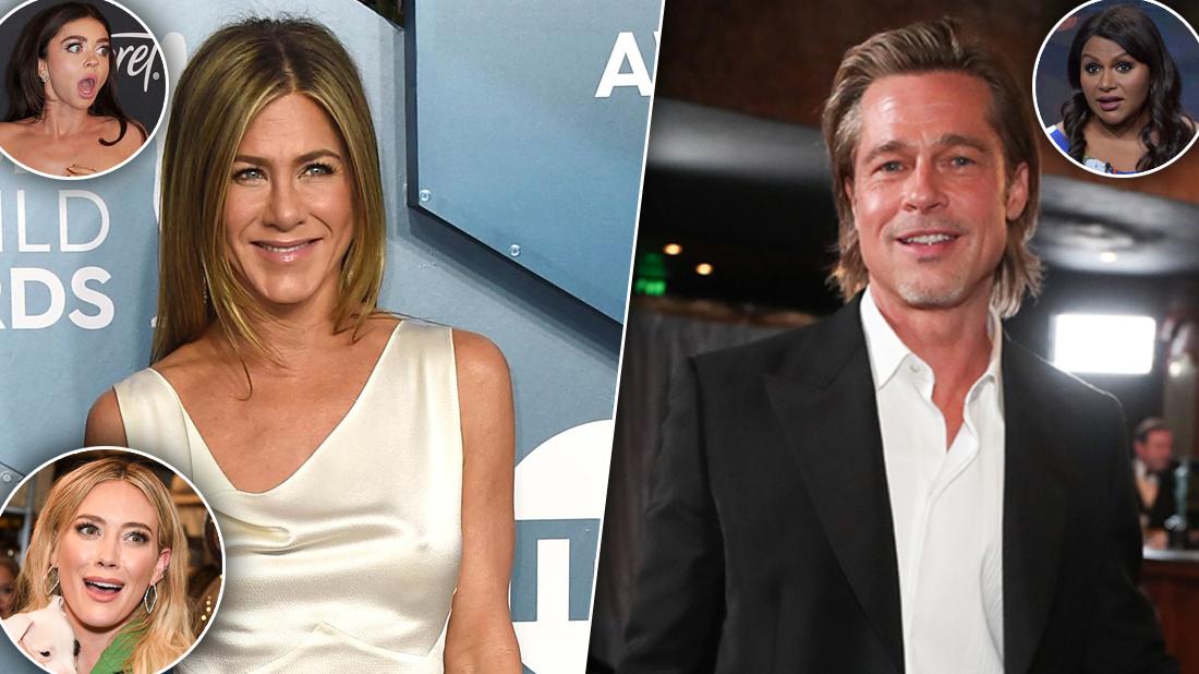 All The Celebrities Who Went Wild Over Jennifer Aniston & Brad Pitt’s ...