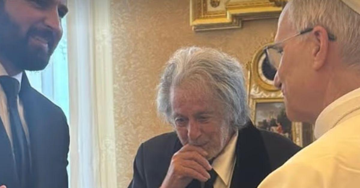 Al Pacino Becomes The First Celebrity To Meet With The Pope