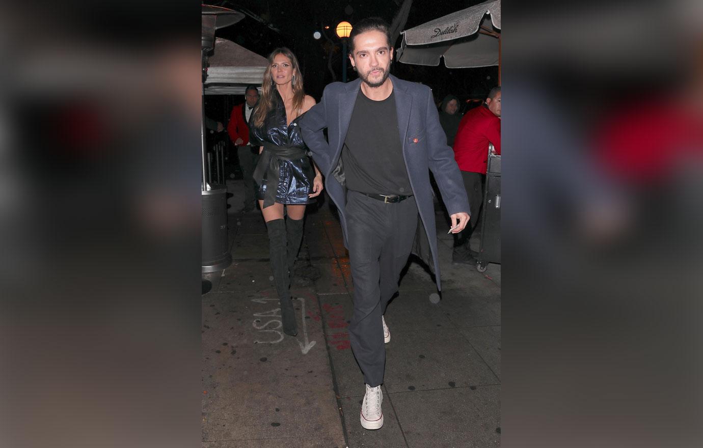 Heidi Klum Supermodel Leaves Hollywood Restaurant With New Man Tom 6973