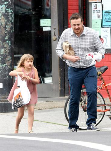 Jason Segal And Matilda Ledger Hang Out Together In Brooklyn