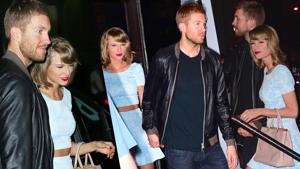 Back On Track! Taylor Swift & Calvin Harris Hand-In-Hand After Cheating ...