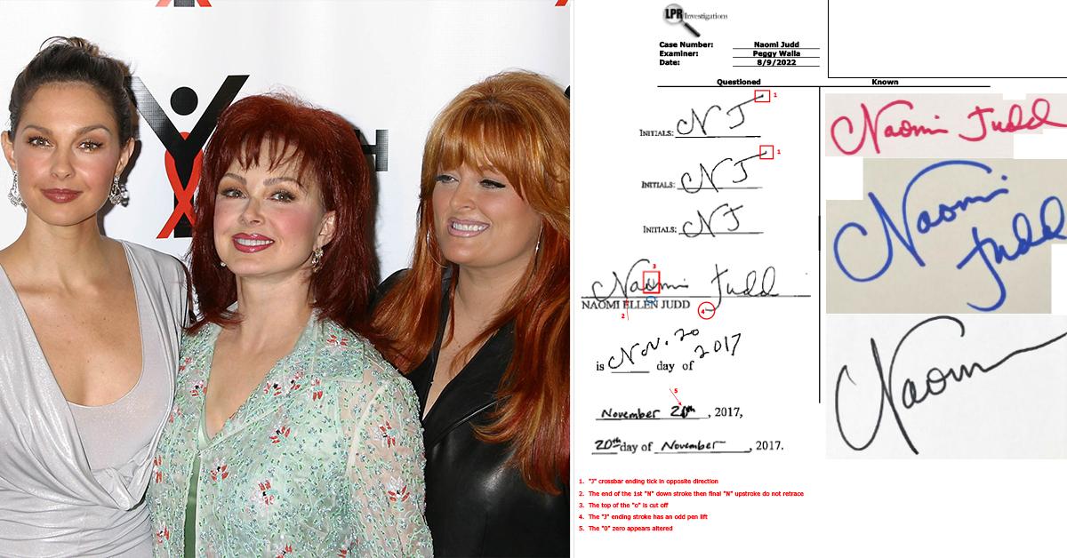 Validity Of Naomi Judd’s Final Will Questioned, Battle For $25 Million ...