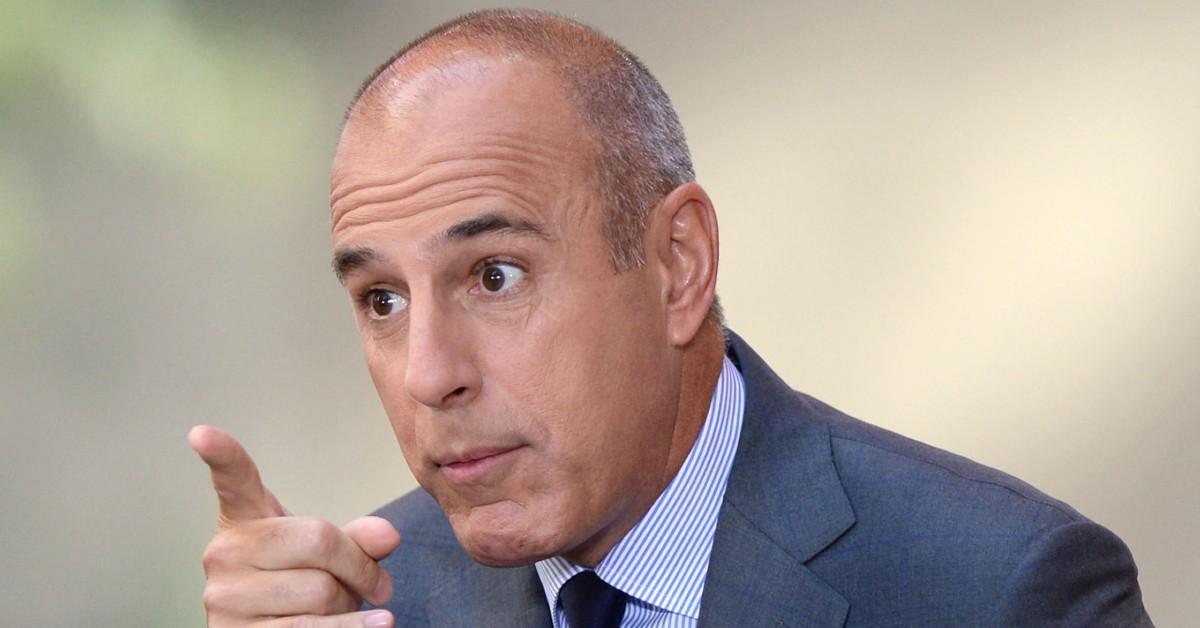 Matt Lauer Spotted 'Giving Advice' to Accused Harasser