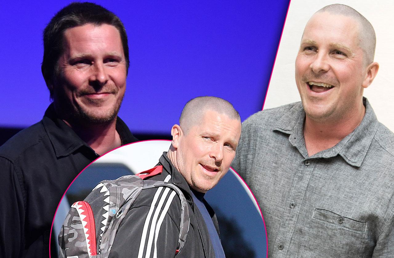 Christian Bale Shows Off Weight Gain & Shaved Head In New Photos