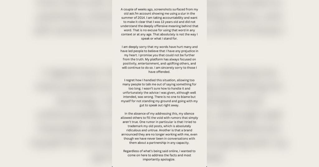 Millionaire Gen Z Influencer Alix Earle Apologizes for Using Racial Slurs