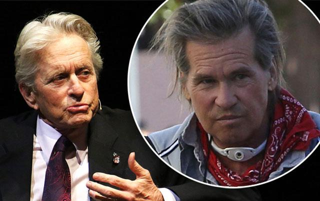 Michael Douglas Confirms Radar Scoop Val Kilmers Secret Battle With