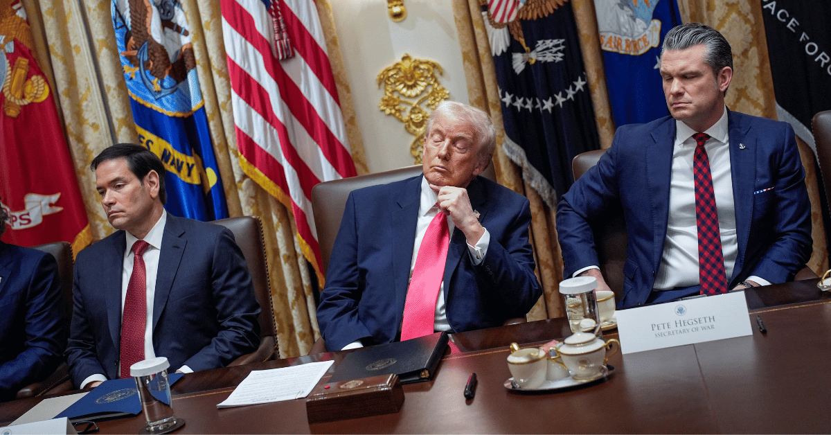 Gov. Newsom Trolls 'Sleepy' Trump With 'Presidential Wall of Fatigue'