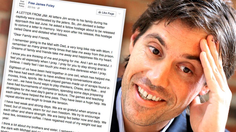 James Foley’s Parents Release His Heartbreaking Final Letter, Written ...