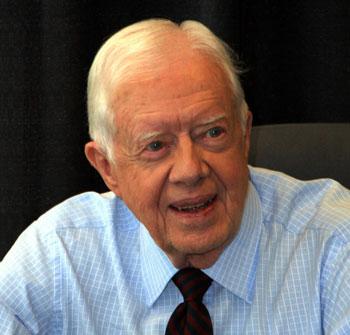 Jimmy Carter Hospitalized After Falling Ill During Flight