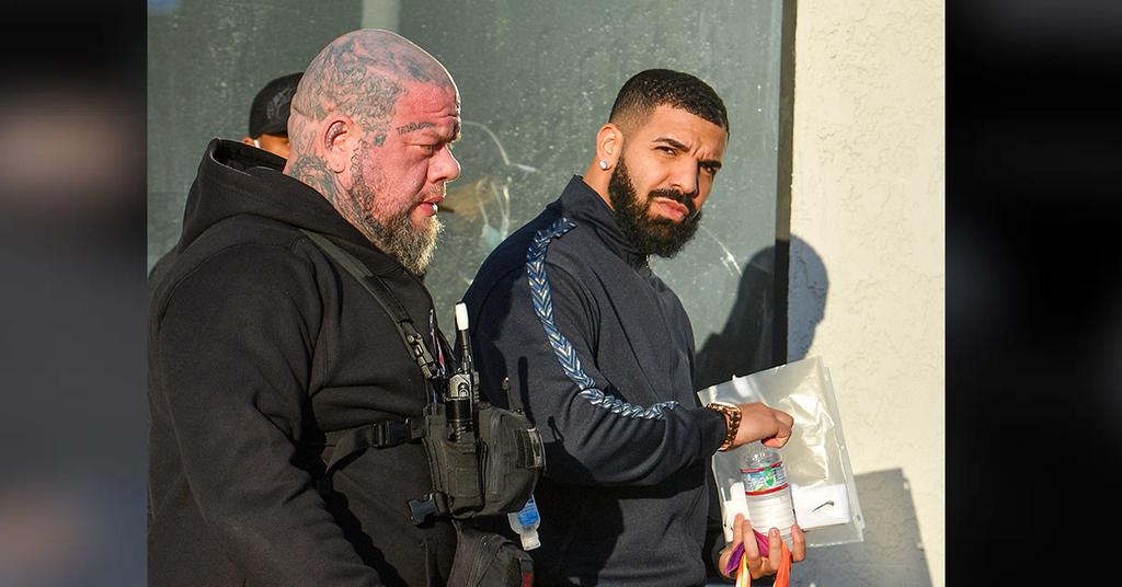 Drake Reappears With More Security Than Ever In First Pics Since Knife ...
