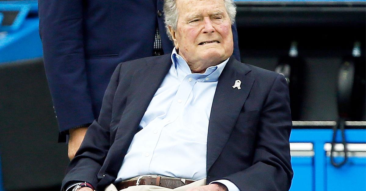President George H.W. Bush In Hospital ICU Days After Barbara Bush Death