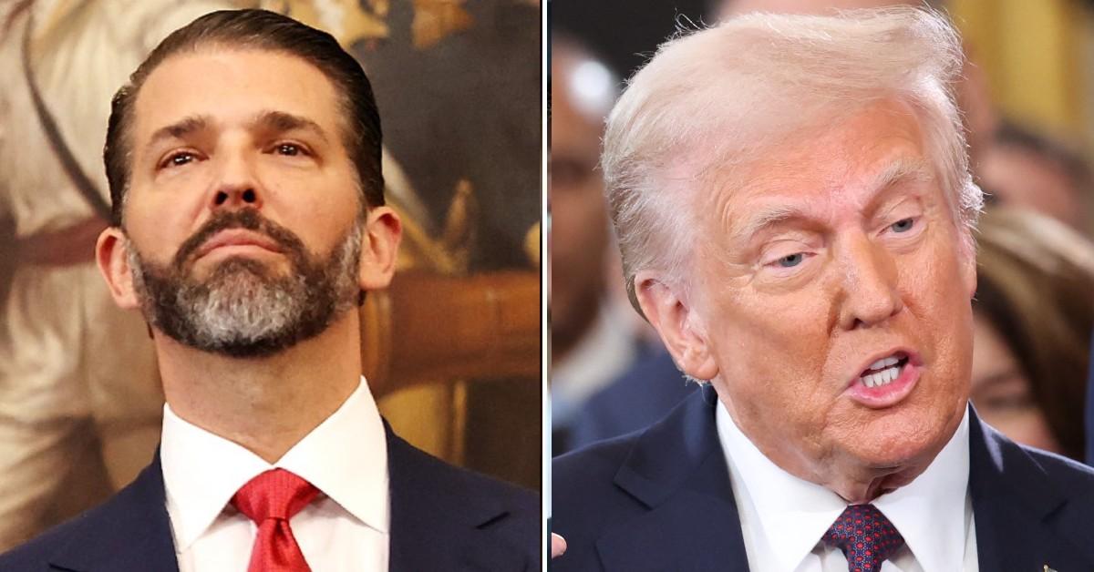 Don Jr. Mocked For 'Tearing Up' During Trump's Inauguration