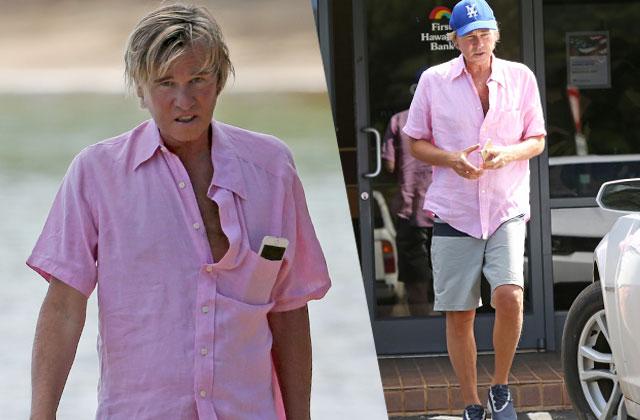 Is Val OK? Kilmer Looks Gaunt On The Beach