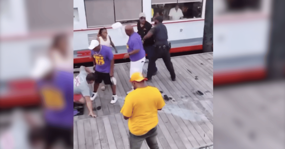 Chair-wielding Man in Alabama Dock Brawl Arrested