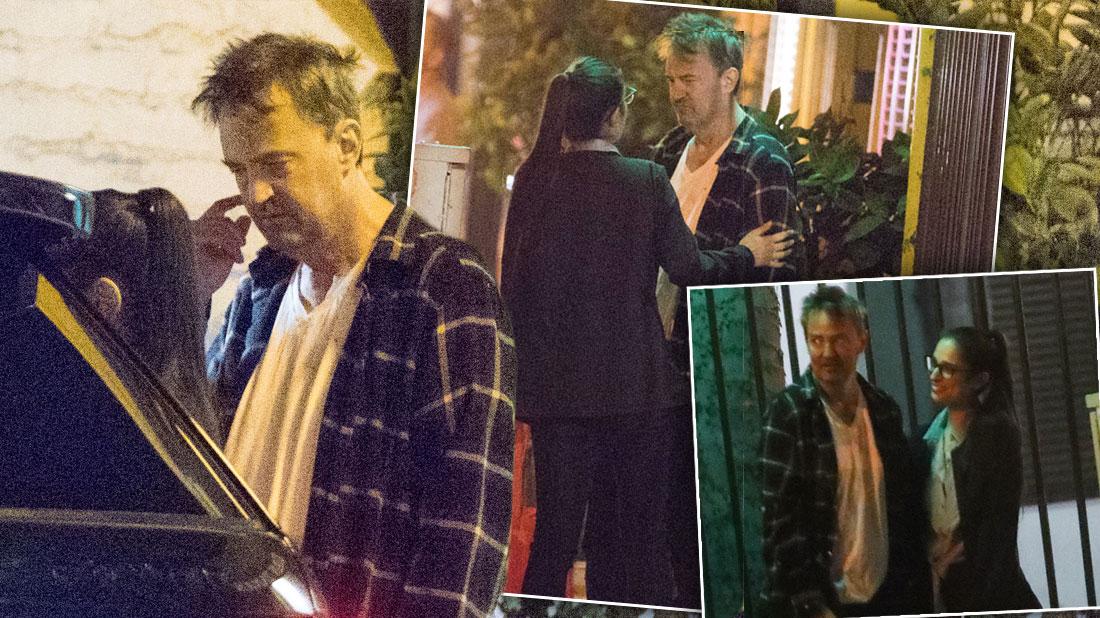 Matthew Perry Looks Disheveled On Date With Mystery Woman