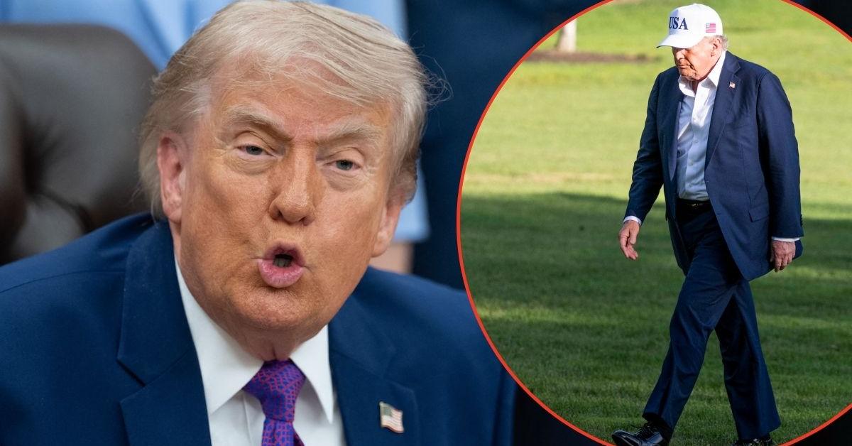 Trump Sparks Concerns After Struggling to Walk 'in a Straight Line'