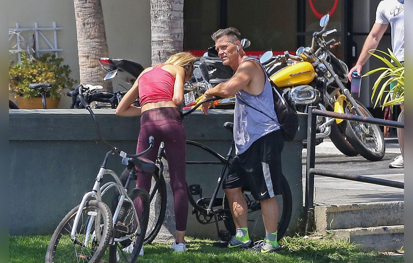Ripped Josh Brolin Gets PDA From Wife Kathryn Boyd