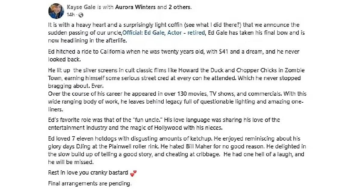 'Chucky' Actor Was Rocked By Sex Scandal Before Death