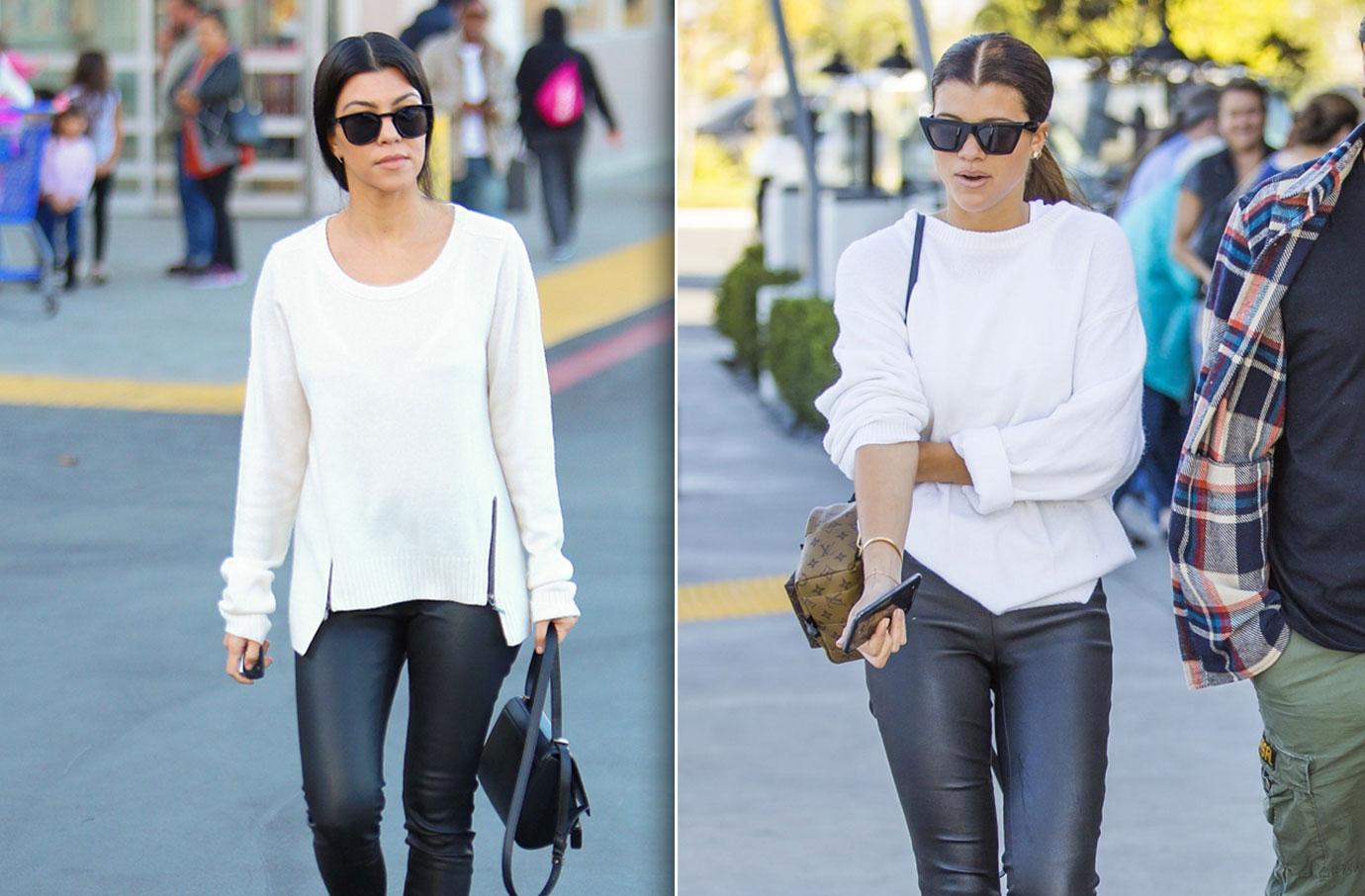 Sofia Richie & Kourtney Kardashian Feuding Over Copycat Clothes