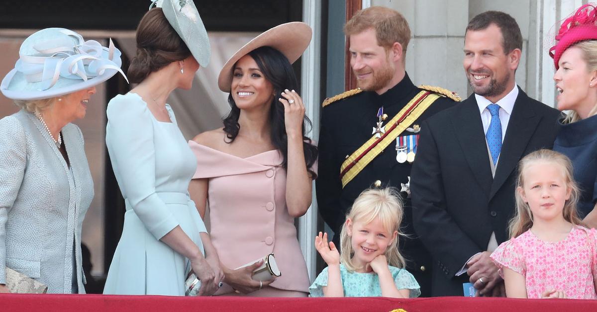 Meghan Markle Joins Royal Family At Buckingham Palace Meghan Markle Joins Royal Family At Buckingham Palace