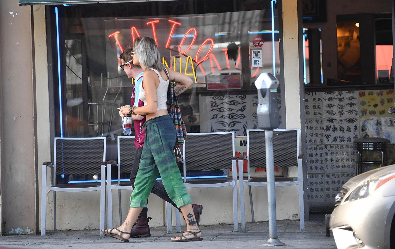 Paris Jackson & Macaulay Culkin Show Off Matching Spoon Tattoos