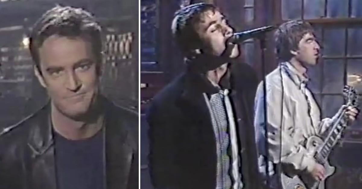 WATCH: Footage of Matthew Perry Joining Hellraising ’90s Band Oasis on ...
