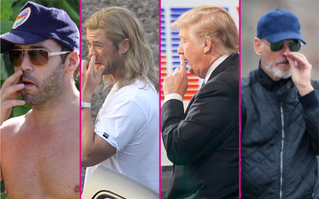 15 Celebrities Caught Picking Their Noses