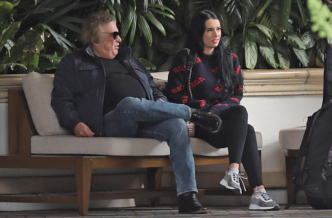 Don McLean Acts Bored While Out With Girlfriend Paris Dylan
