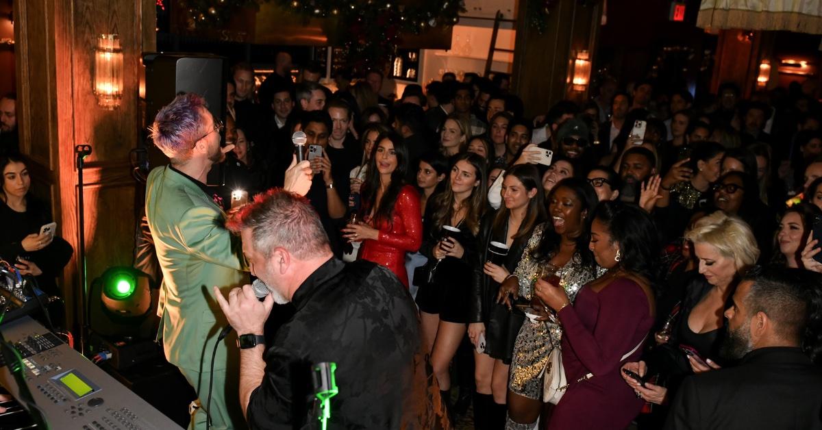 Joey Fatone and Lance Bass Rock Star-Studded Holiday Party With ...