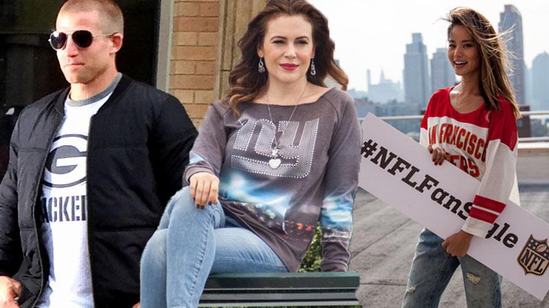 Celebrities Behind The Scenes At The NFL Apparel Campaign Shoot