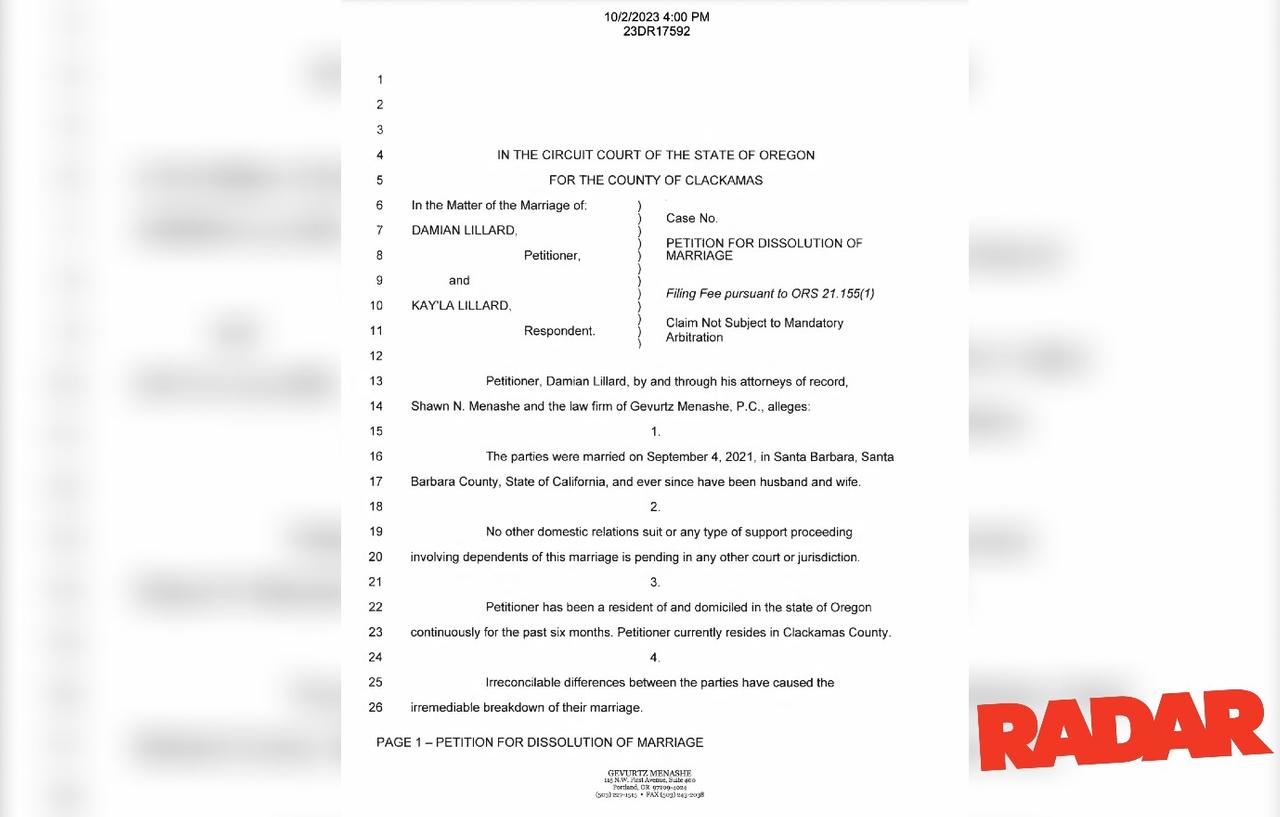 Damian Lillard's Divorce Docs Reveal Ironclad Prenup Signed Days Before ...