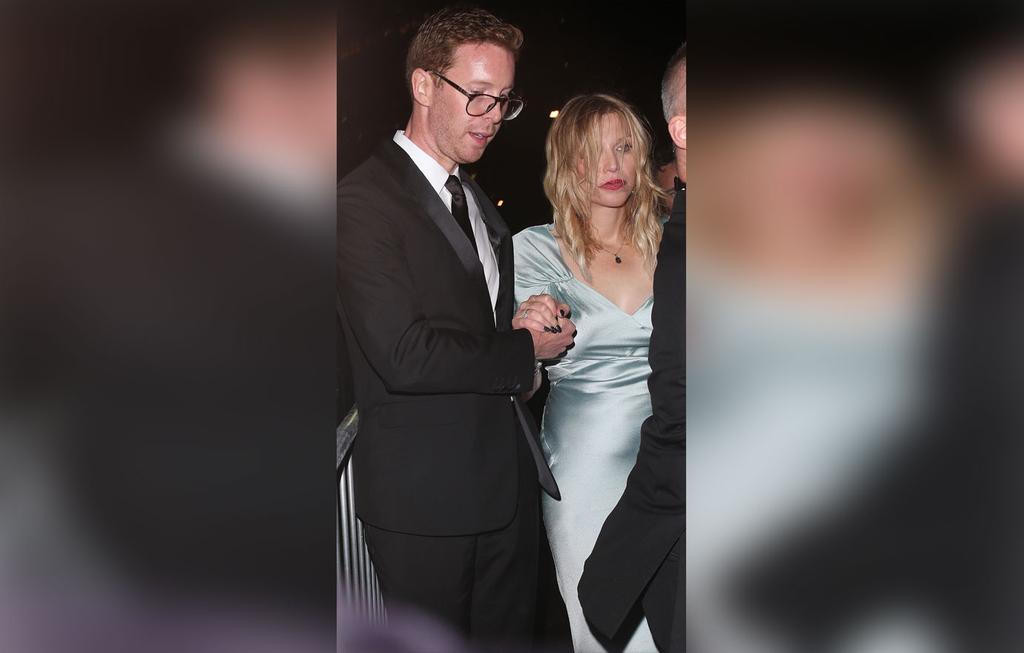 Courtney Love Looks Drunk & Bleary-Eyed At GQ Party