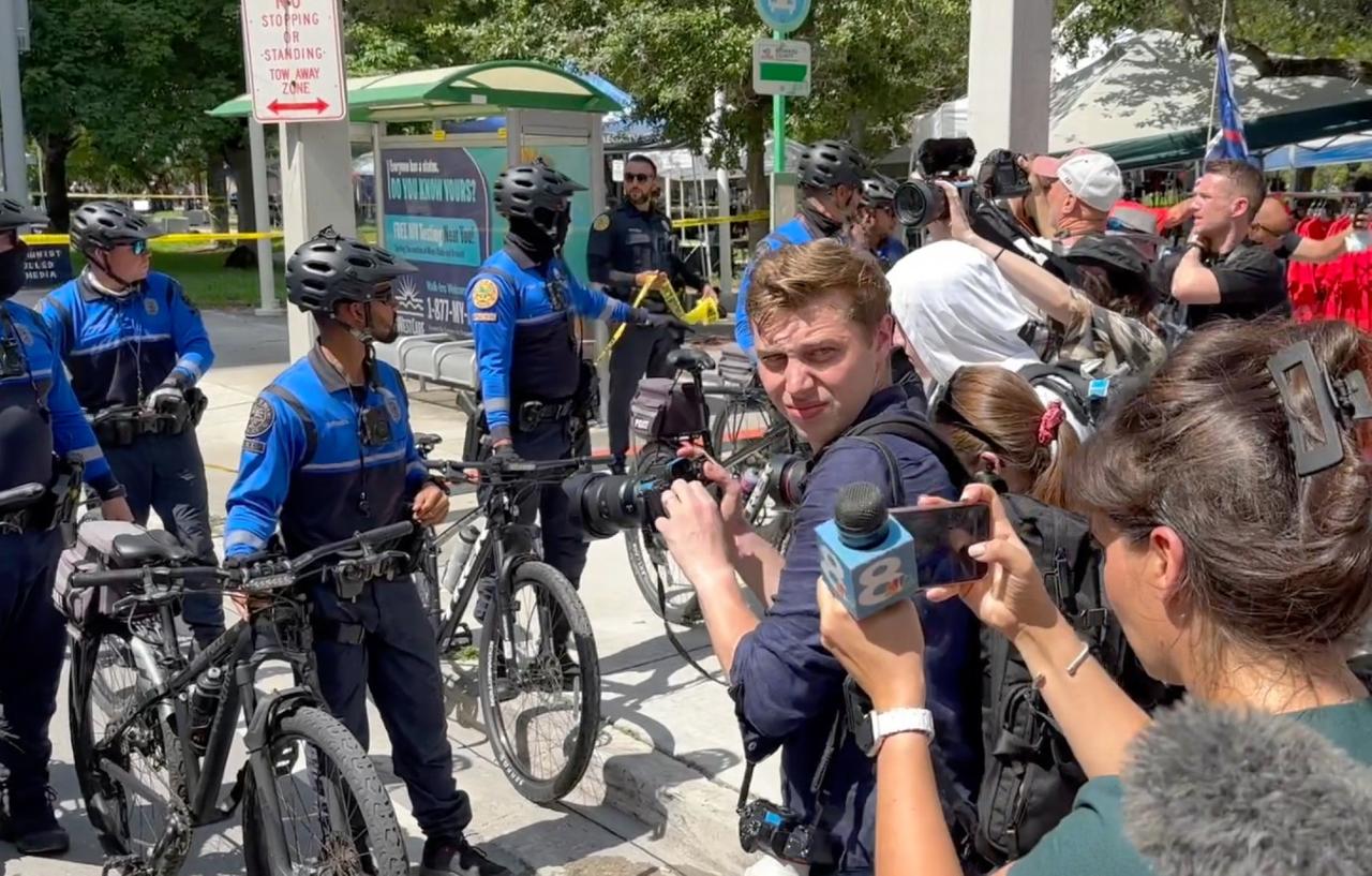 Anti-Trump Protester Arrested For Running In Front Of Motorcade