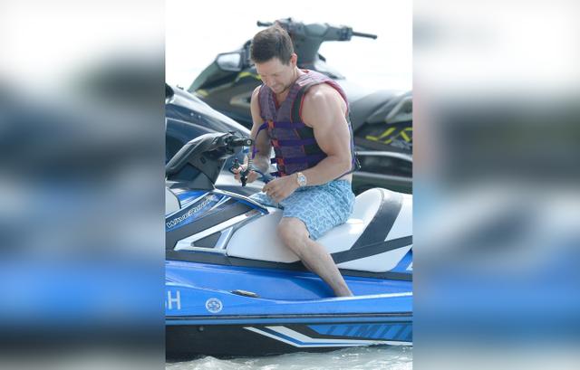 Mark Wahlberg Shows Off Buff Body In Barbados