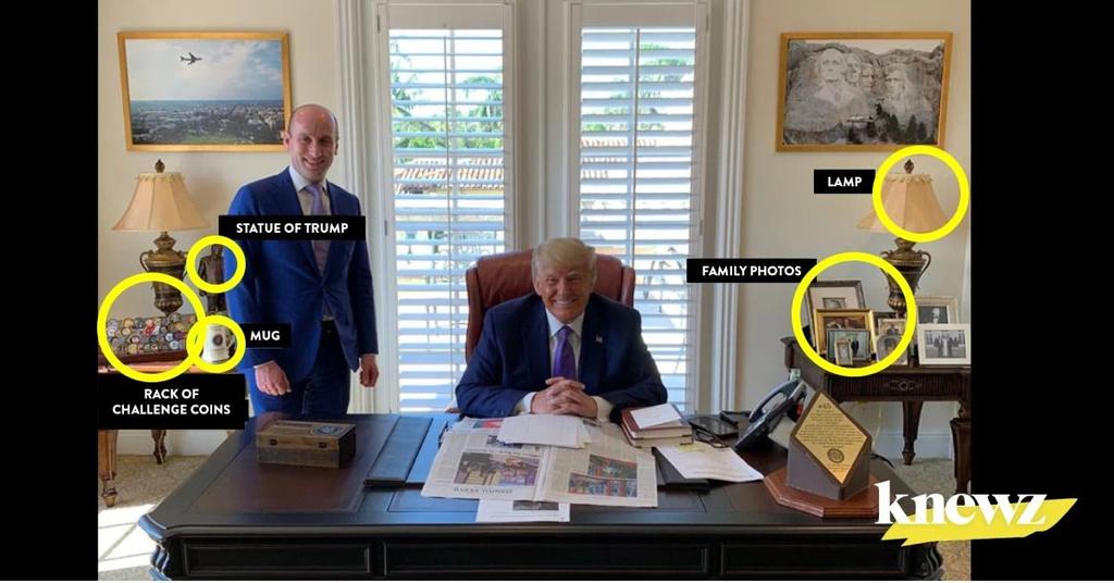 First Photos Inside Donald Trump's Office 'Ransacked' By FBI