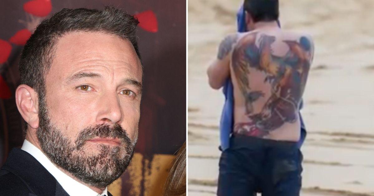 J Lo 'Seething' As Ben Affleck 'Plans To Remove His Back Tattoo'