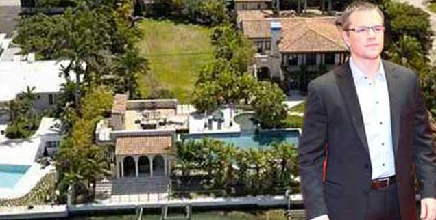 Matt Damon Lists His Miami Mansion For $20 Million, Take A Peek Inside