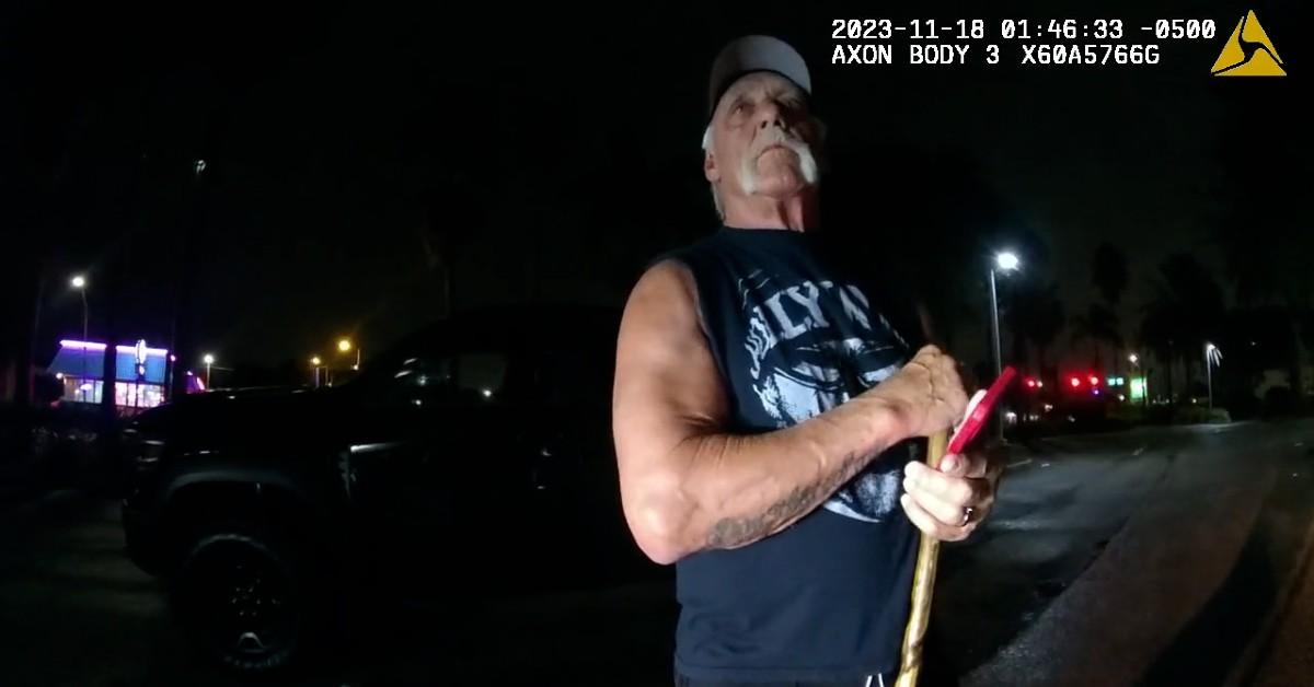 Watch the Video: Hulk Hogan Shows up to Son's Drunk Driving Arrest