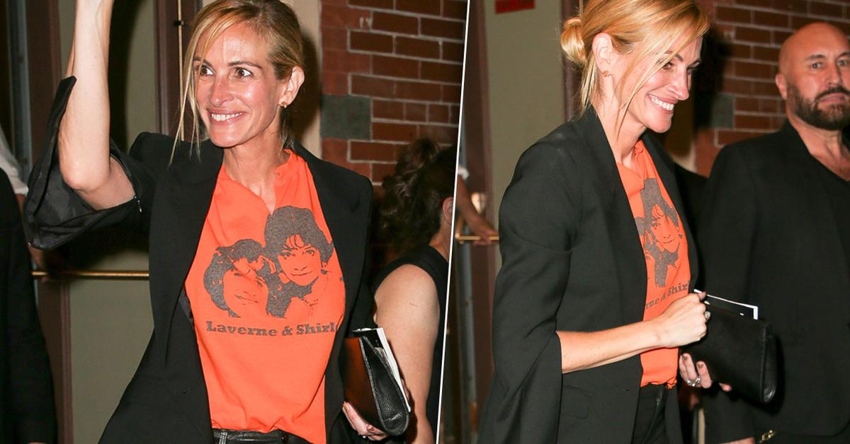Julia Roberts Attends ‘Pretty Woman’ Broadway Show, See Photos