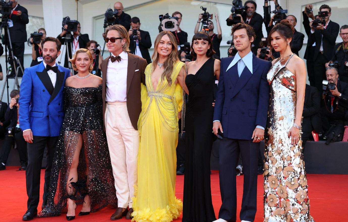 2nd Video Of Harry Styles Allegedly Spitting On Chris Pine Surfaces