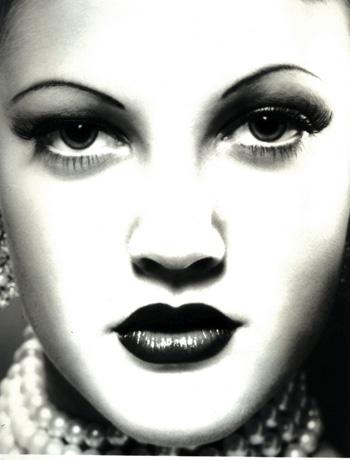 Drew Barrymore glamour shoot with Len Prince