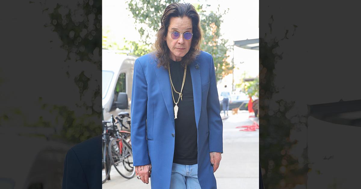 Ailing Ozzy Osbourne, 74, Struggles To Walk Without Cane