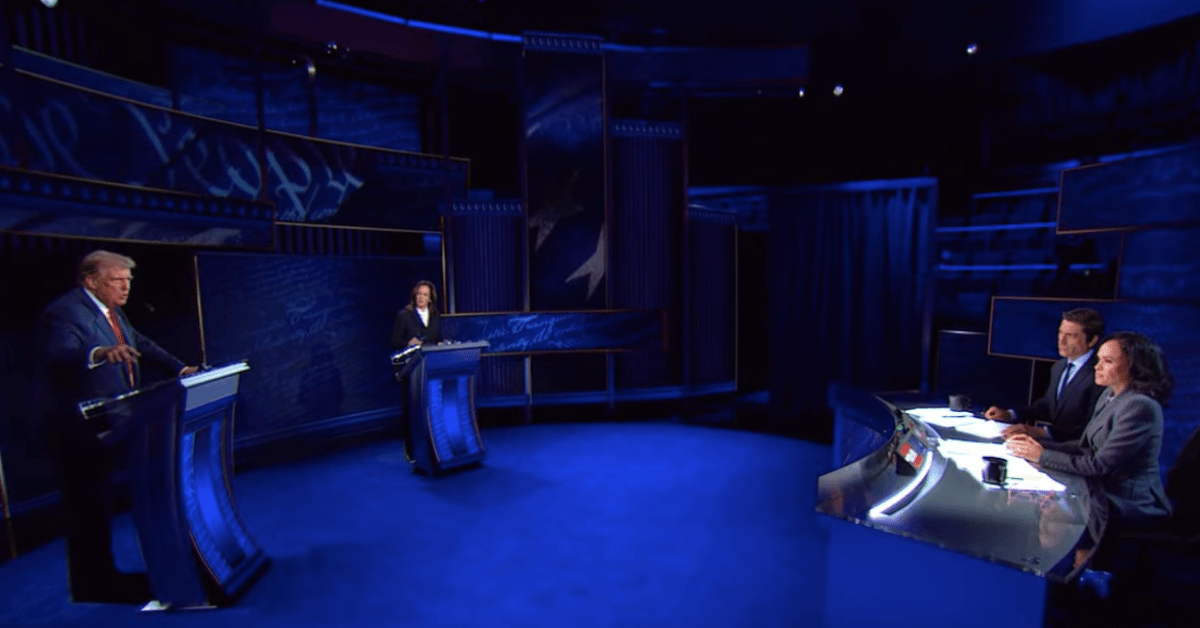 ABC Denies 'Whistleblower' Claim Kamala Harris Got Help in Trump Debate