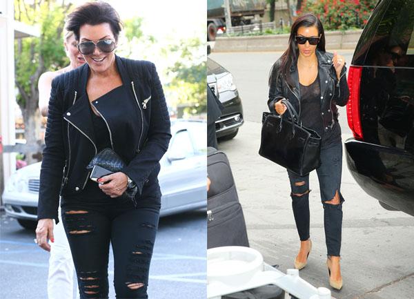 Kopy Kat Kris Keeps Up With The Kardashians — By Stealing Their Styles!