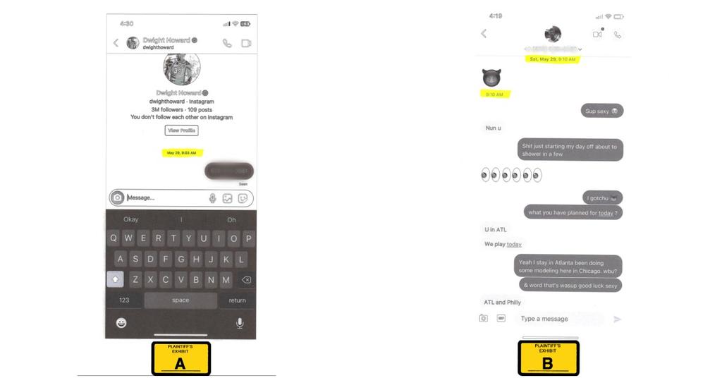 Dwight Howard’s Alleged Sexual Texts to Assault Accuser Exposed in ...