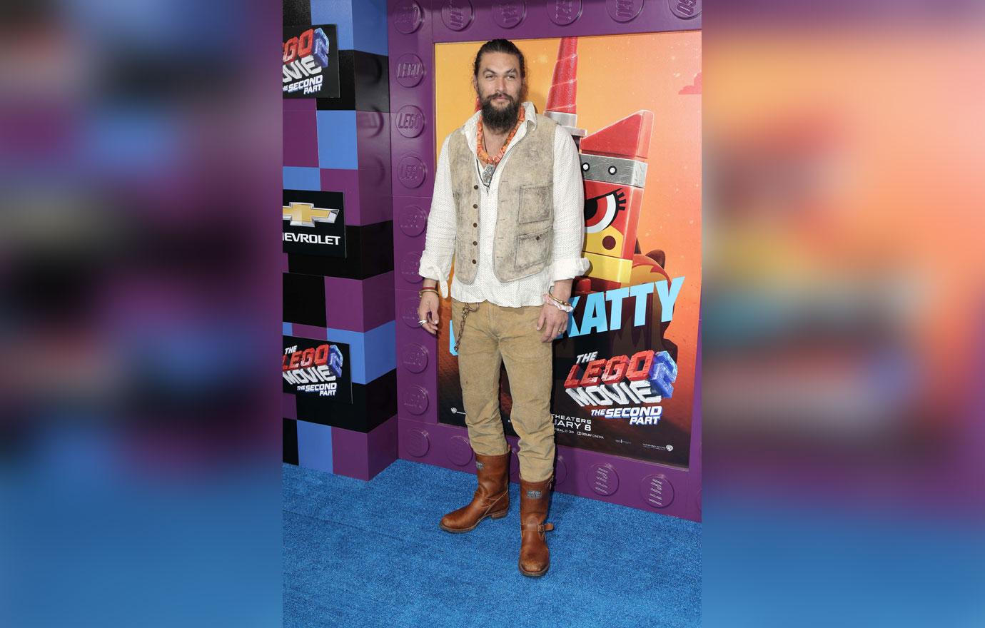 Jason Momoa Straddles Hot Rod For Boys' Day Out Following Lisa Bonet Split